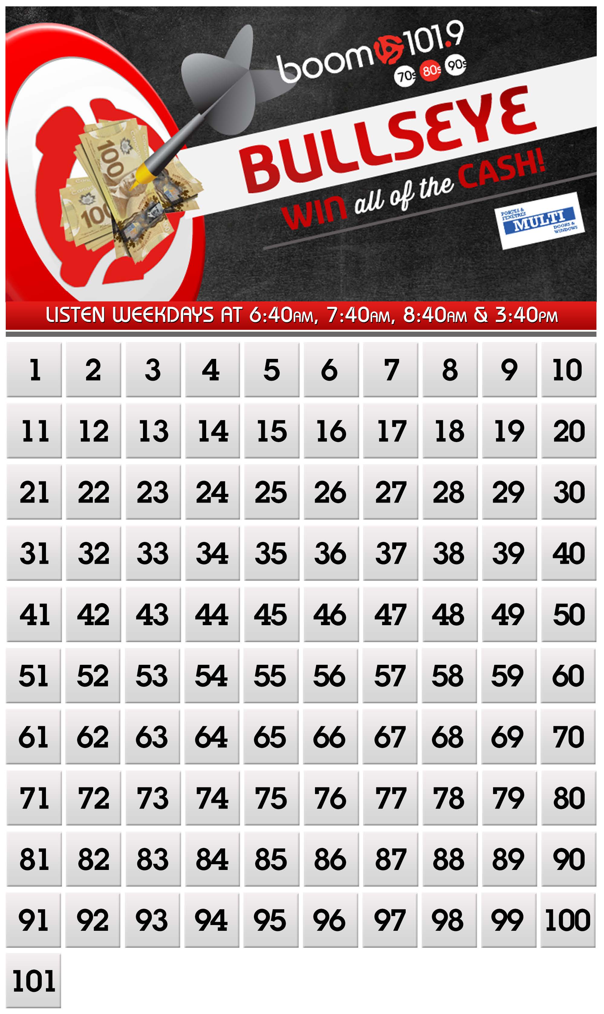 boom bullseye | boom 101.9