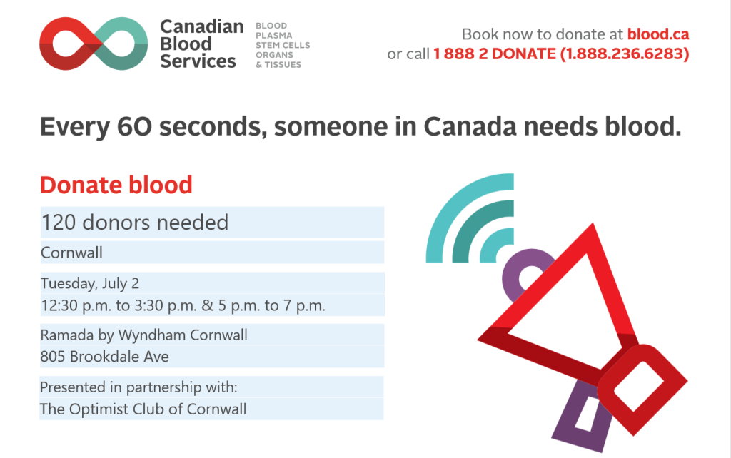 Canadian Blood Services | boom 101.9