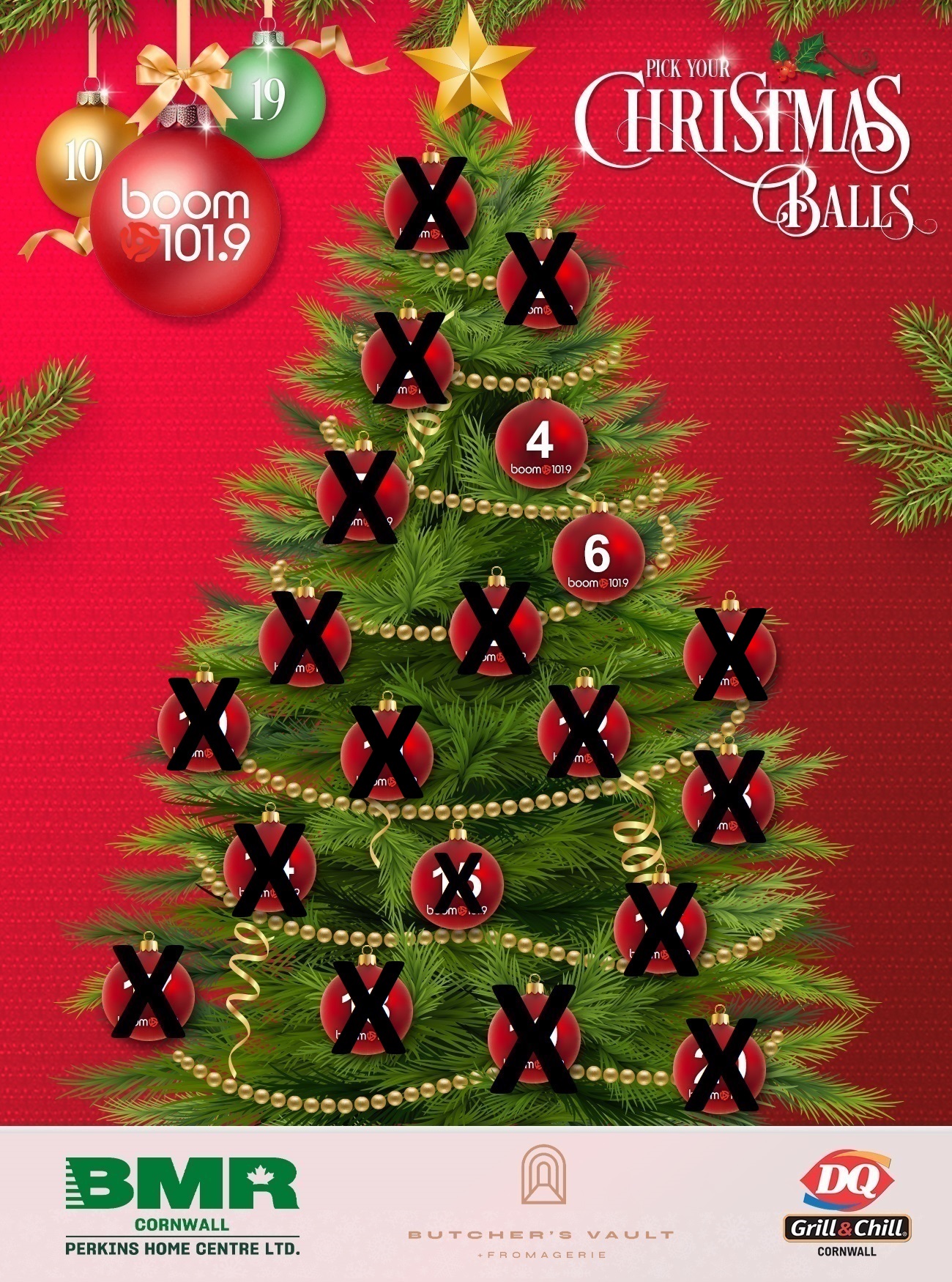 Pick Your Christmas Balls | boom 101.9