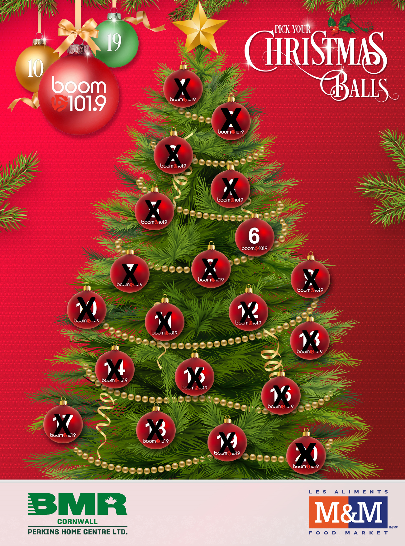 Pick Your Christmas Balls | boom 101.9